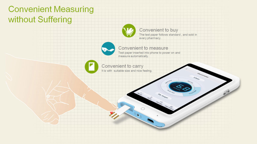 Smart-Cloud Glucose Meter Bluetooth Glucometer